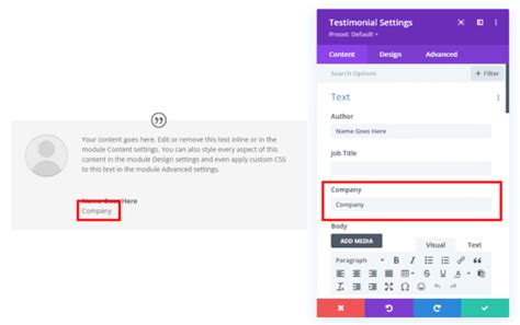 Element Display Combinations In Divi S Testimonial Module