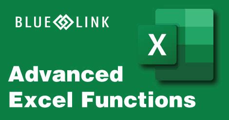 Advanced Excel Functions For Small Business Owners