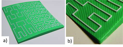 A Actual 3d Printing Of Hilbert Curve Projected On Saddle Geometry