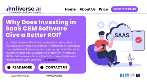 Why Does Investing In Saas Crm Software Give A Better Roi