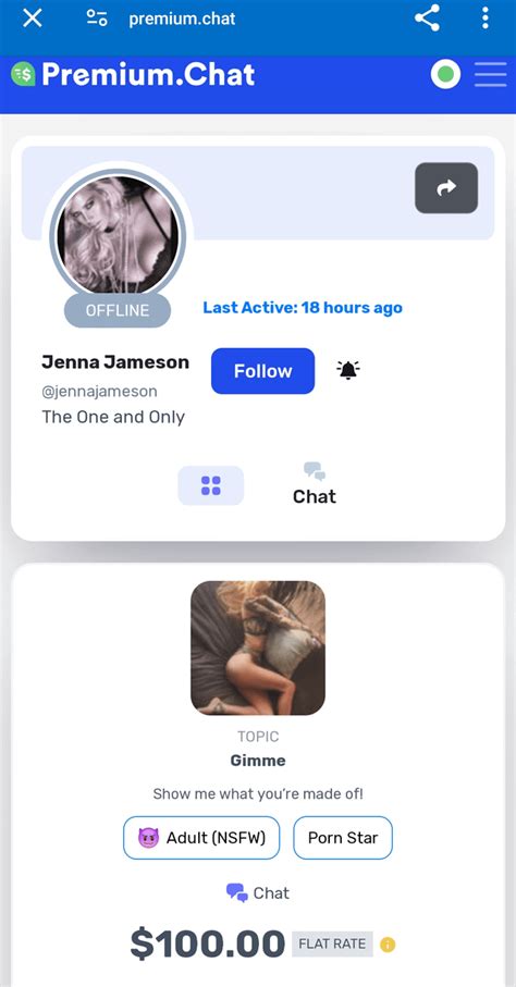 Premium Chat : r/wtfjennajameson