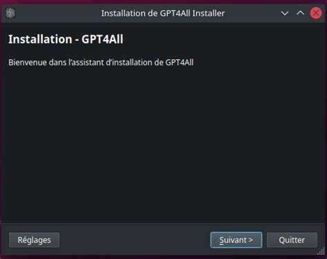 Gpt4all Une Ia Avec Interface Graphique à Installer Sur Son Pc