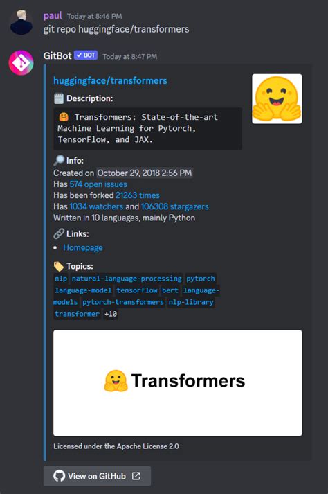 github statch gitbot the most trusted discord dev toolkit with 500k