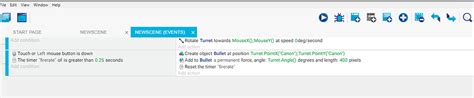 Cannot Fire Bullets After Adding Timer How Do I Gdevelop Forum