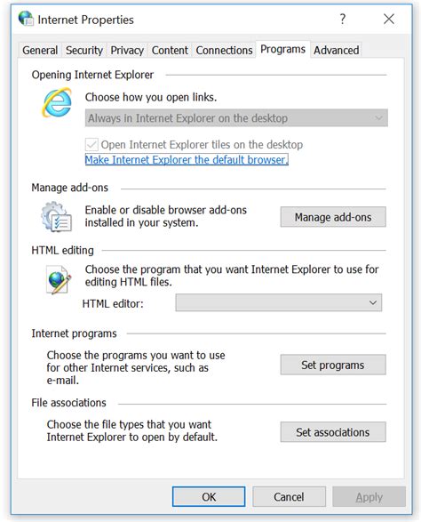 Windows How Do I Change My Internet Option To Open Links With Google Chrome Super User