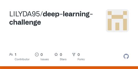 GitHub LILYDA95 Deep Learning Challenge