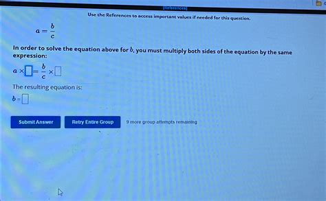 Solved [Keierences]Use the References to access important | Chegg.com