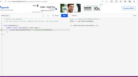starting my java programming journey on linkedin learning govind