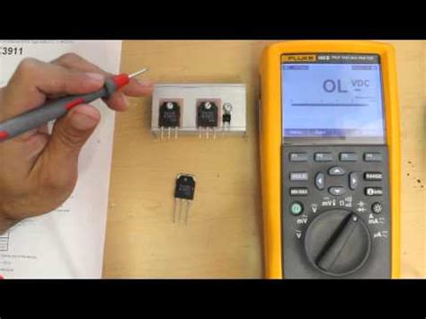 How To Test A MOSFET Transistor Using A Multimeter YouTube