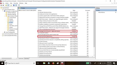 Deploy Printer On Network Using Local Group Policy Windows 10 Pro
