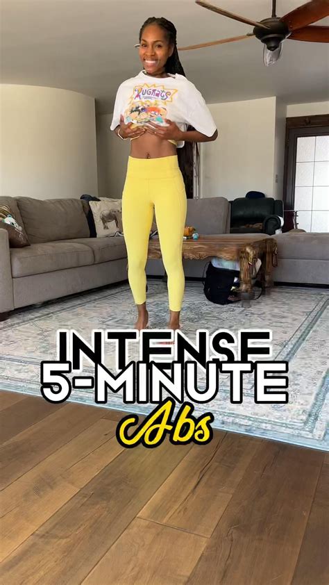 5 Minute Ab Workout Core Workout At Home No Equipment Workout Artofit