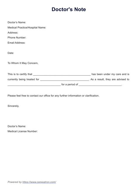 Hospital Discharge Note Template Professional Sample Templates Ideas