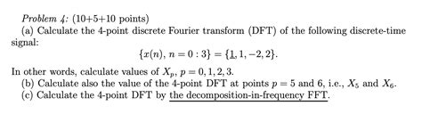Solved Problem Points A Calculate The Point Chegg Com