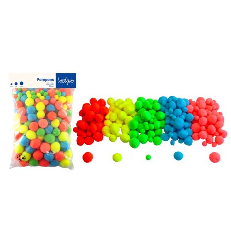 Pompons Néon Loolipo
