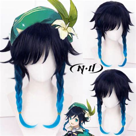 Venti Wig Genshin Impact Cosplay Hobbies And Toys Memorabilia