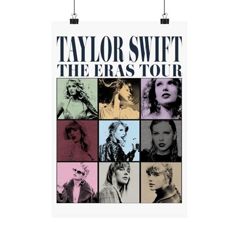 The Eras Tour Poster Etsy