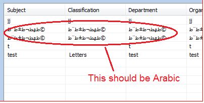 C Show Arabic Text In Gui Stack Overflow
