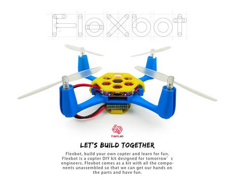 flexbot quadcopter kit from flexbotkit on tindie