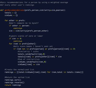 Collaborative Filtering Implementation With Python Artificial Intelligence In Motion