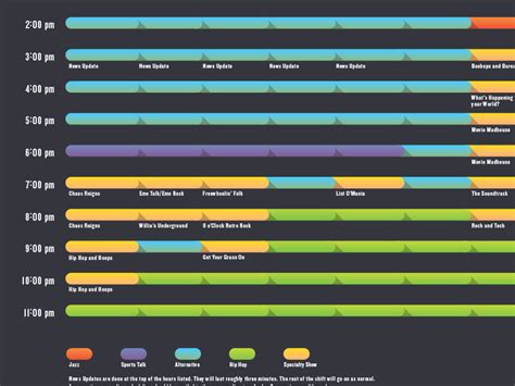 Radio Programming Schedule Wip By Todd Zlab On Dribbble Radio Programming Schedule Wip By Todd Zlab On Dribbble