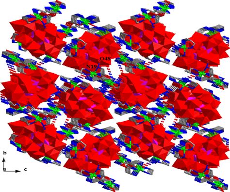 The 3d Supramolecular Structure Of 1 Constructed Via Hydrogen Bonds