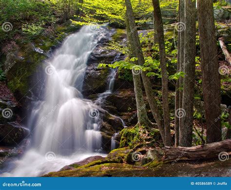 Crabtree Falls In George Washington National Forest In Virginia Stock