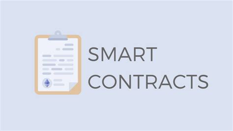 Introduction To Smart Contracts