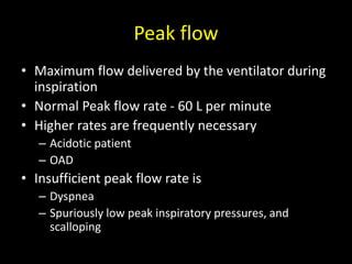 Basic Ventilatory Parameters Pptx