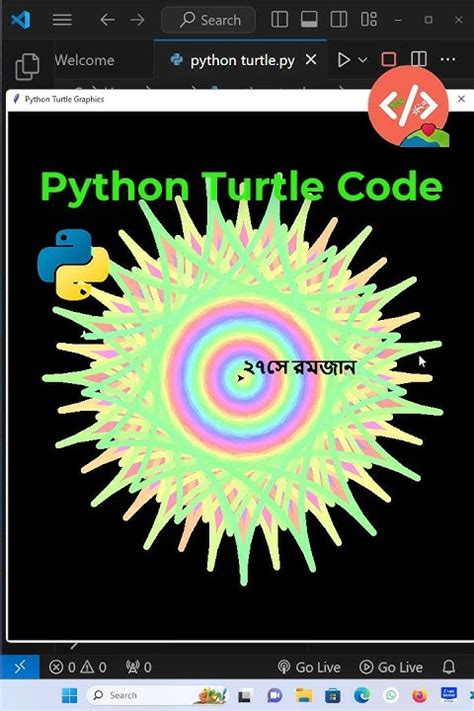 Design Beautiful Flowers With Python Code Viralvideo
