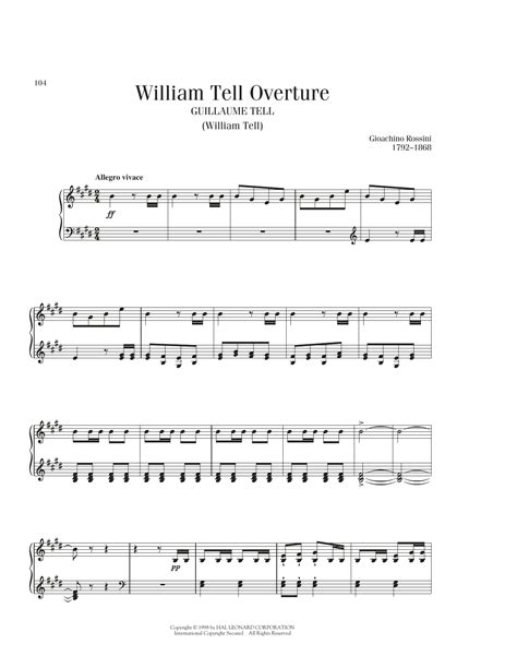 Download William Tell Overture Gioachino Rossini Xylophone Solo