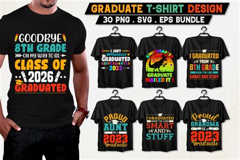 Graduate T Shirt Design Bundle Graphic By T Shirt Design Bundle