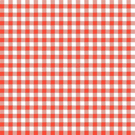Red And White Picnic Pattern