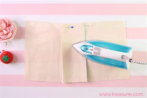 How To Sew Box Pleats Standard Inverted Contrasting TREASURIE