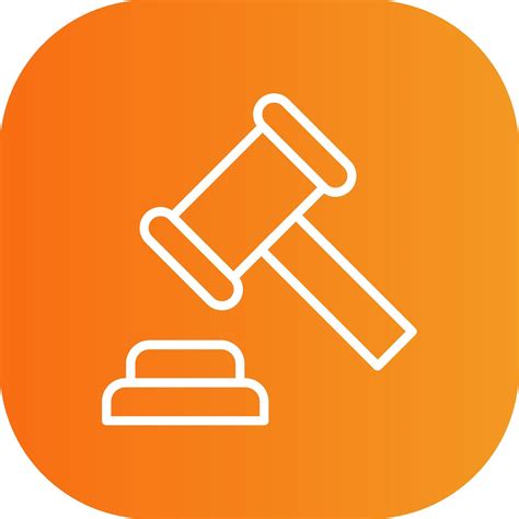 Hammer Line Gradient Curve Icon 51054134 Vector Art At Vecteezy