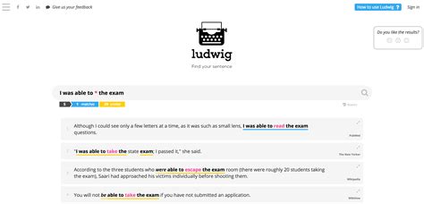 Online Linguistic Search Engine Ludwig Helps Get Your English On