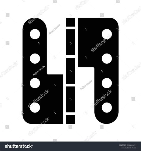 Door Hinge Icon Symbol Your Web Stock Vector Royalty Free 2255805653