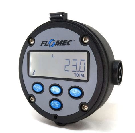 Flow Indicator Totalizer Flomec Rate Digital Analog Output