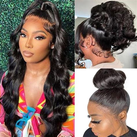 Aaliweya 360 Lace Frontal Wig Body Wave Hd Full Lace Front Wigs Human