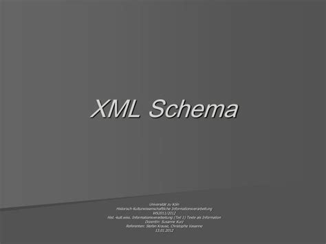 PPT XML Schema PowerPoint Presentation Free Download ID 5914829