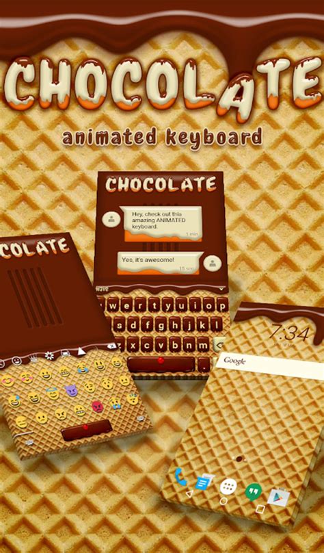 android 용 chocolate animated keyboard apk 다운로드