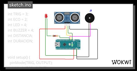 ultrasonico car wokwi esp32 stm32 arduino simulator