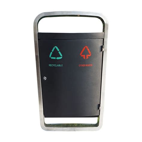 Buy Kizqyn Outdoor T Cans Outdoor Stainless Steel T Can Double Bin