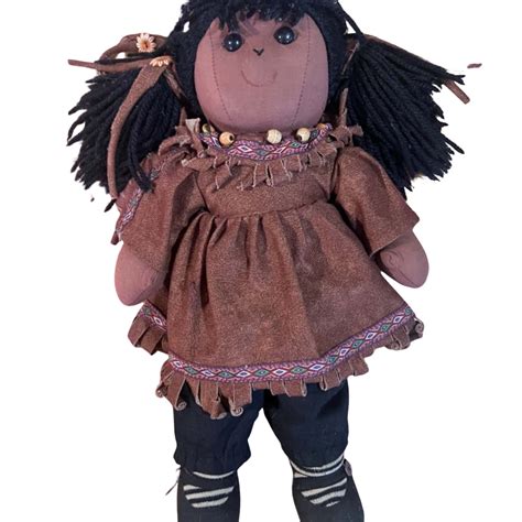 Vintage Native Indian Rag Doll