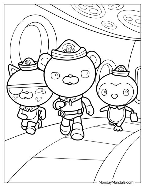 Kwazii Octonauts Coloring Page