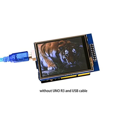 Elegoo Uno R3 28 Inches Tft Touch Screen With Sd Card Socket W All