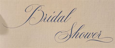 I Need Help Finding This Fancy Font Type From A Bridal Shower Invitation Font Identification