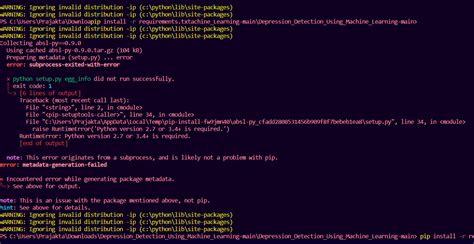 depression detection system project not working · issue 2 · pg815