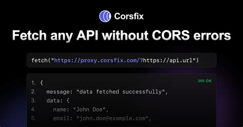Free Cors Proxy By Corsfix