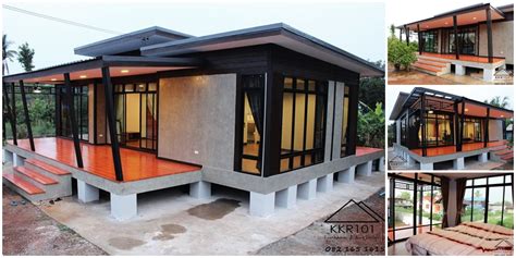 บ้านน็อคดาวน์โมเดิร์น 3 ห้องนอน พื้นที่ใช้สอย 140 ตรม Thai Lets Go