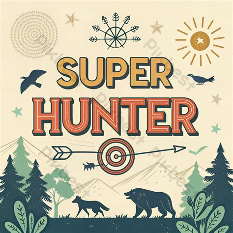 Gambar Efek Gaya Teks Yang Dapat Diedit Tema Super Hunter Untuk Proyek Anda Ilustrasi 